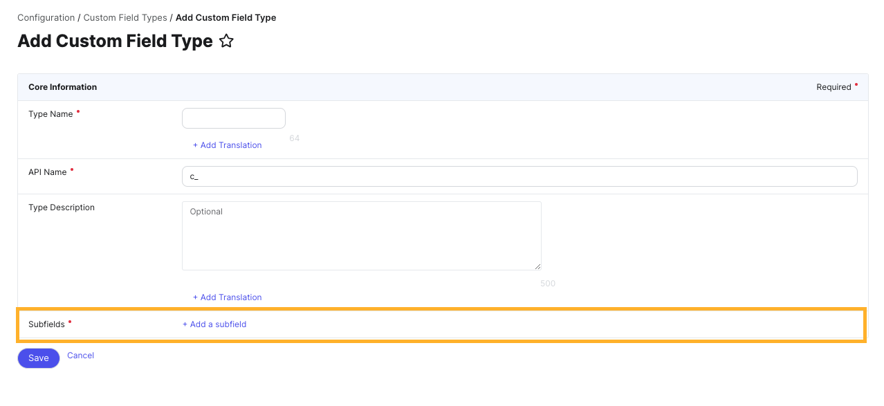 Create a Custom Field Type – Yext Help